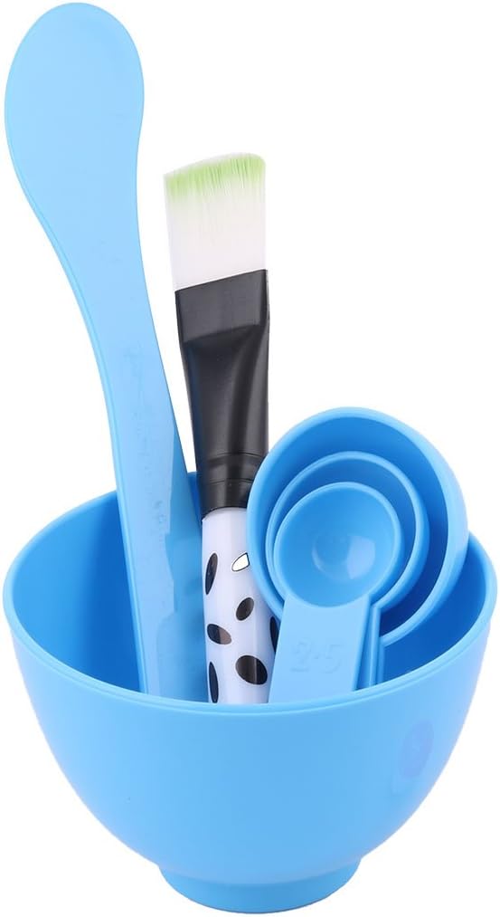 Amazon.com : uxcell Blue 4 in 1 Cosmetic Tool Make Up Mask Mixing Stick ...