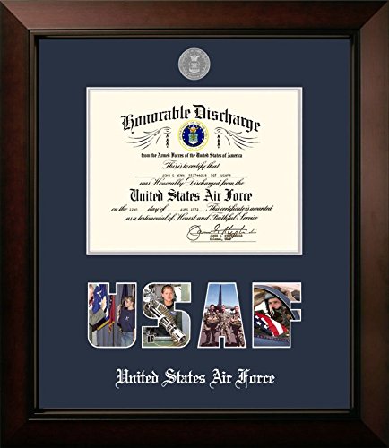 Buy Campus Images "Air Force Discharge" Legacy Frame with Silver ...