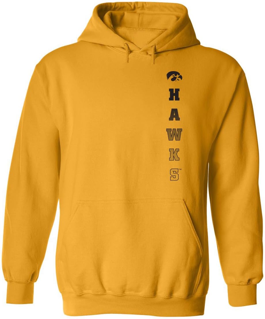 Amazon.com: CornBorn Iowa Hawkeyes Sweatshirt - Hooded Fleece Vert ...