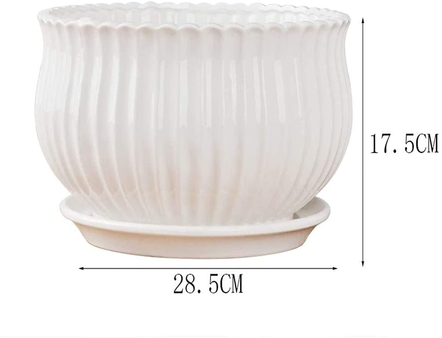 White Extra Large Plant Pots X Large Matte White Cylinder Pot