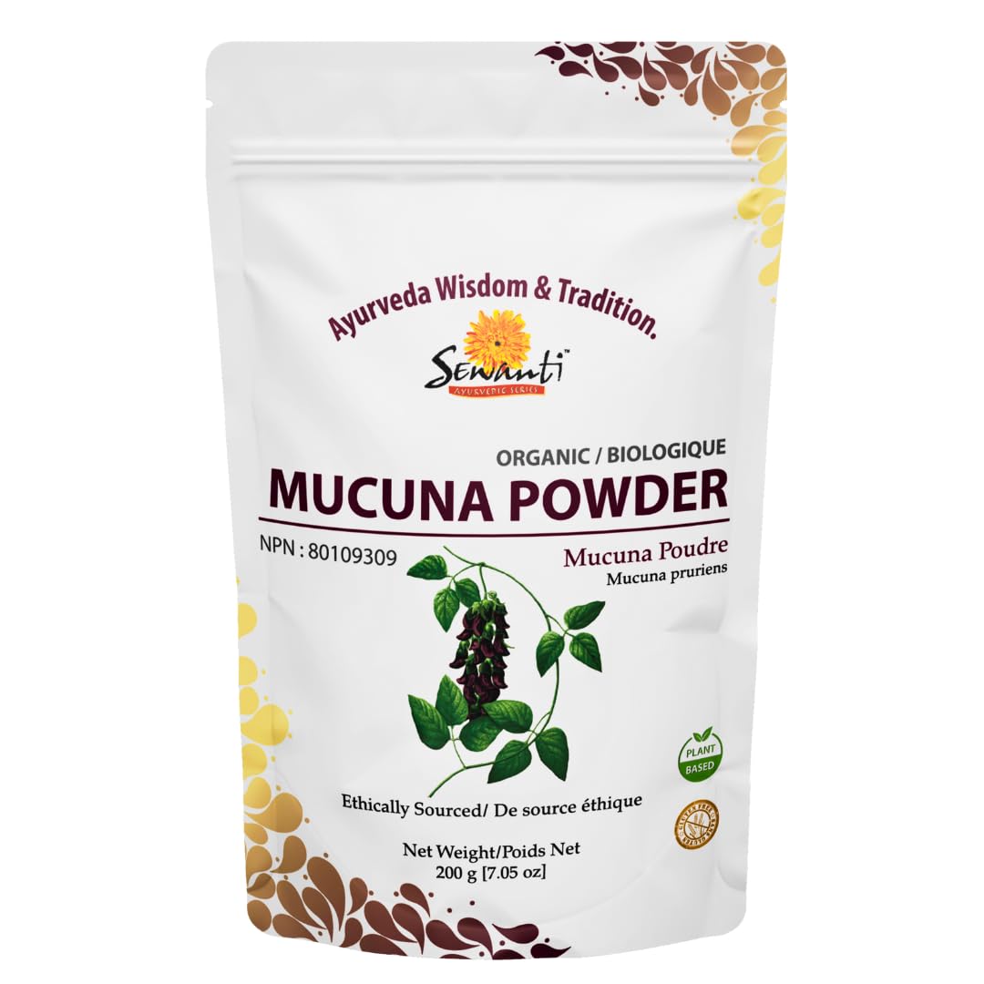 Organic Mucuna Powder 200g/ NPN 80109309/ Traditional Nutritive Tonic ...