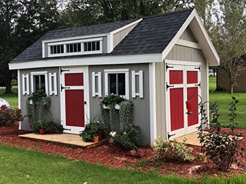 Shed Transom Window 10″ X 23″ White – Stout Sheds