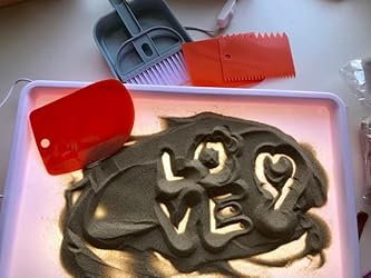 Amazon.com: Odoorgames Sand Painting Light Box, Light Table for Kids ...