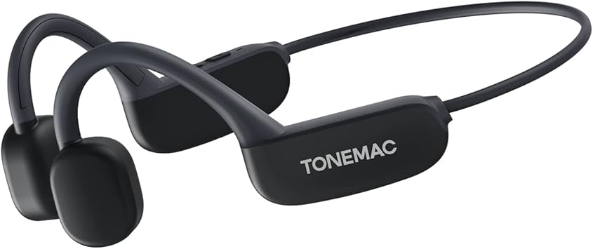 Amazon.com: TONEMAC K2 Bone Conduction Headphones - Wireless Open-Ear ...