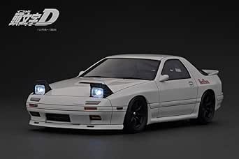 Amazon.co.jp: web限定60台 1/18 INITIAL D Mazda Savanna RX-7 Infini FC3S White With LED light イニシャルD ...