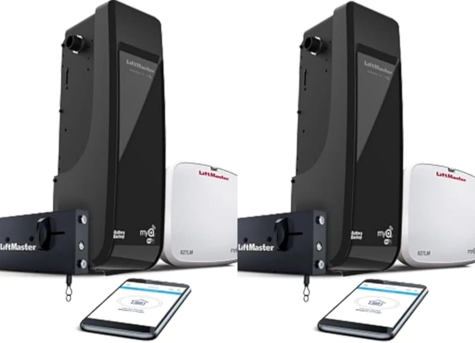 Chamberlain B2211T 1/2 HP Smart Quiet Belt Drive Garage Door Opener ...