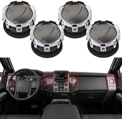 Amazon.com: 4 PCS Dashboard Air Conditioning AC Heater Vent Interior ...