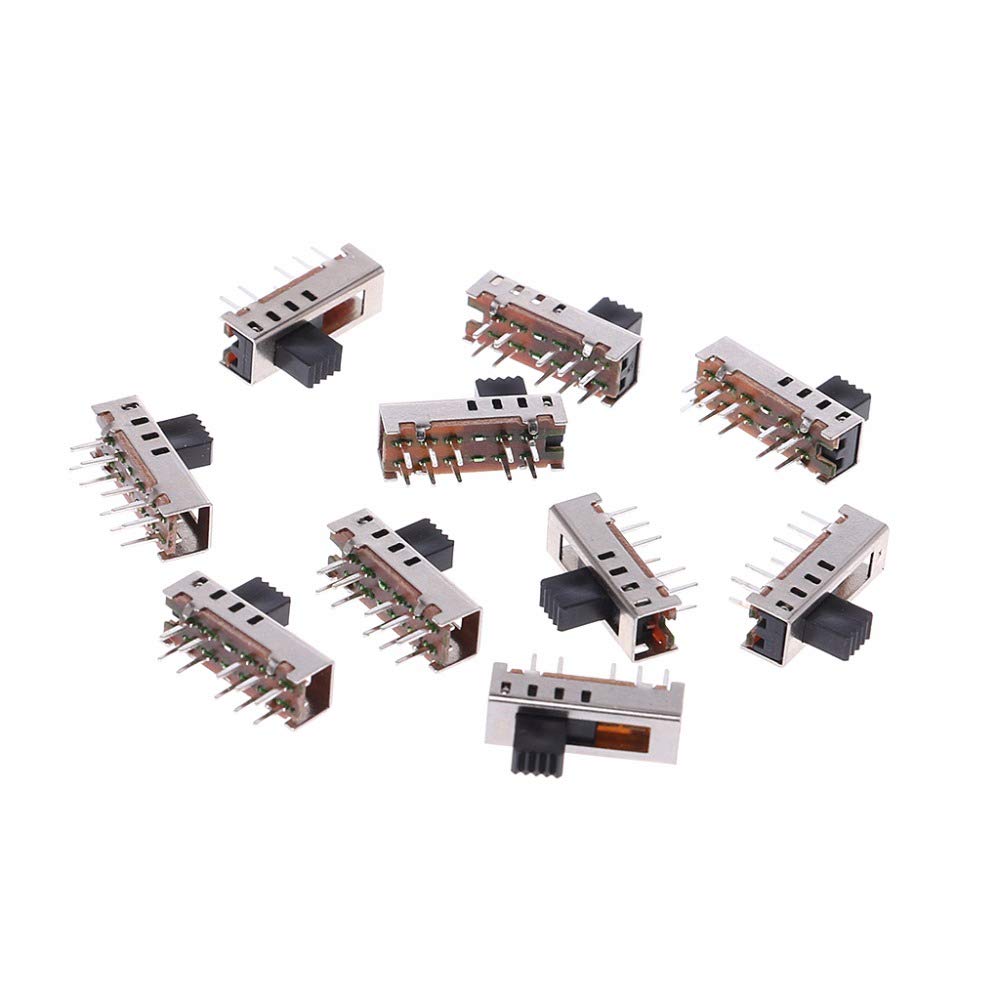 Amazon.com: 10Pcs/Set SS24E01-G5 Slide Switches Vertical 0.5A 10 Pin 4 ...