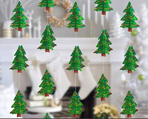 TOYXE 3D Christmas Tree Frills for Christmas Decoration Pack of 4 ...
