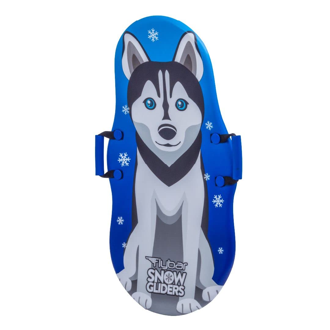Flybar Snow Sled for Kids - Foam Saucer Disc Sled, Ages 6+, Easy Grip ...