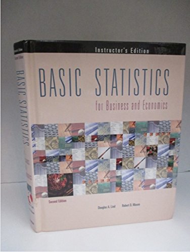 Basic Statistics for Business and Economics: Douglas A. Lind, Robert D. Mason: 9780256214994 ...