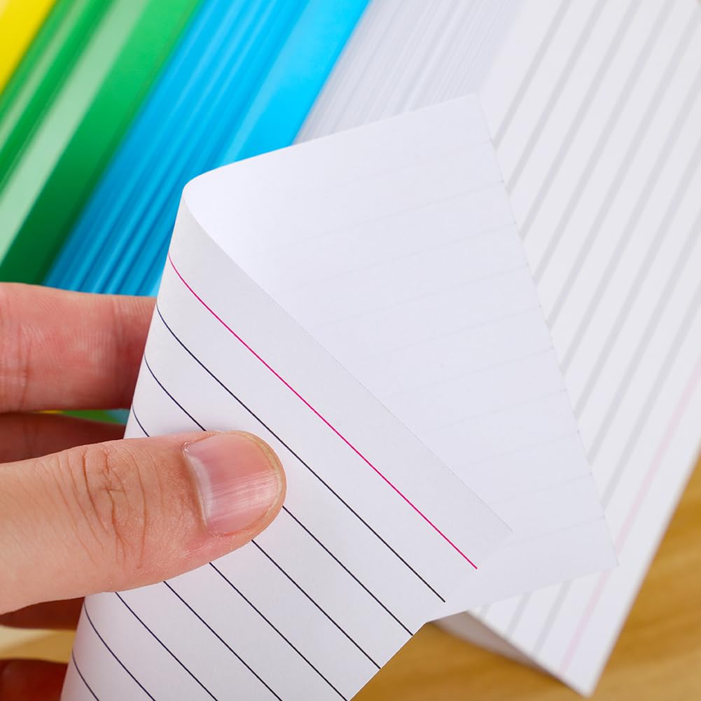 Index Cards Coloured Cards, 600PCS Flash Cards Record Cards6 Neon ...