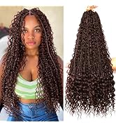 Amazon.com : Goddess Bohemian Box Braids Crochet Hair-8 Packs 24 Inch ...