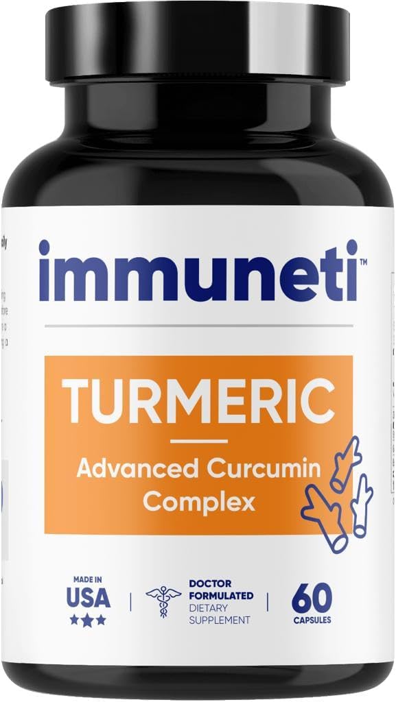 Amazon.com: Immuneti - Turmeric Advanced Curcumin Complex 60 Capsules ...