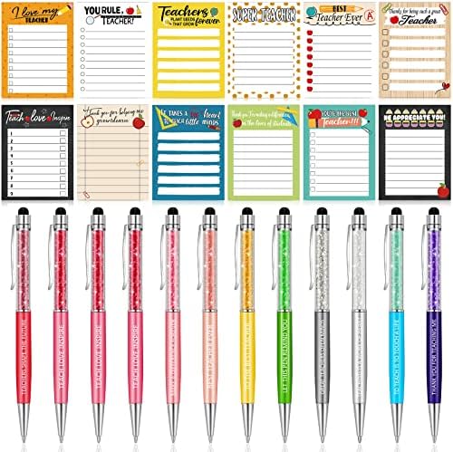 Amazon.com : Fancy Land Teacher Notepad Sets for Classroom Teacher ...