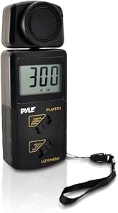 Amazon.com: Pyle Fotómetro de medidor de luz Lux de mano PLMT21 con rango de 20000 Lux por ...