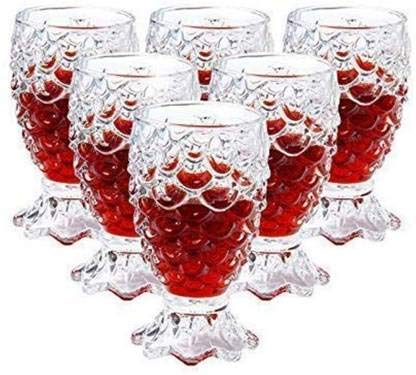 Aditya Stylish Crystal Cut Glass Wine / Whisky / Water and Juice Glass ...