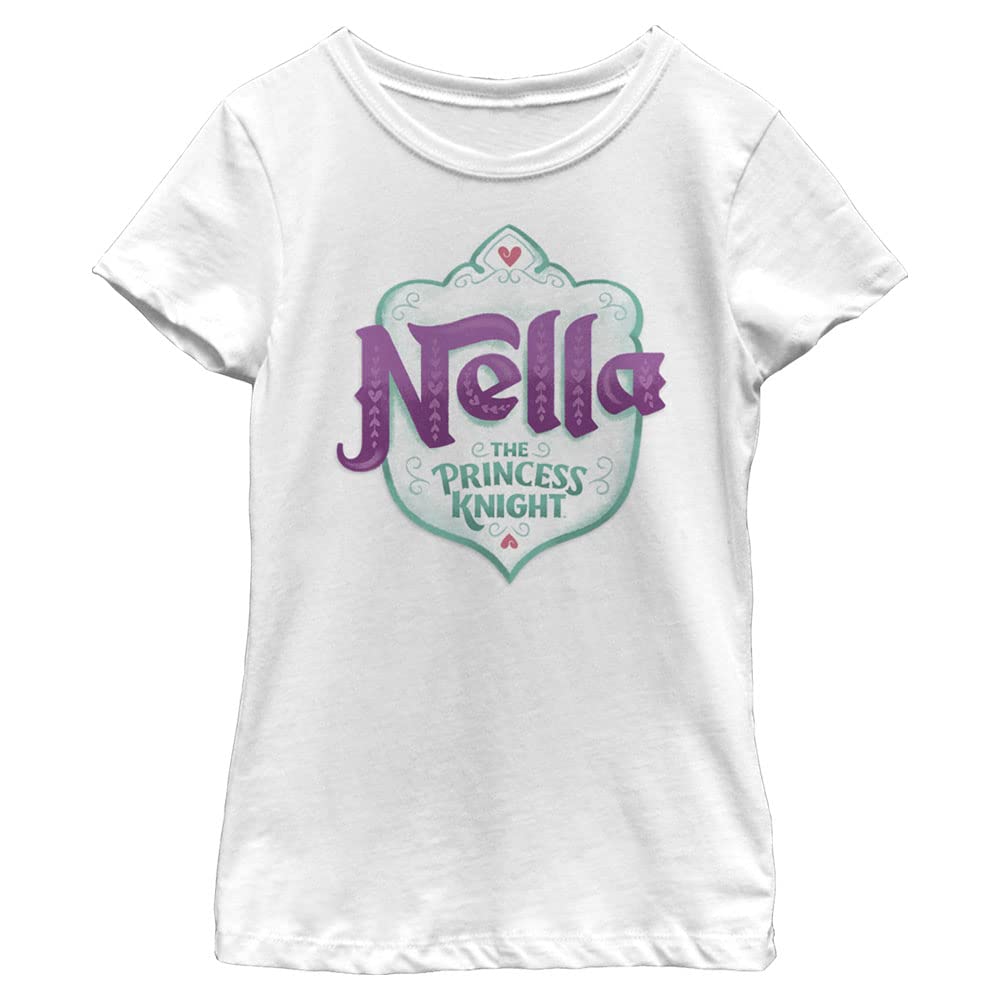 Nickelodeon Nella The Princess Knight Logo Girls Short Sleeve Tee Shirt ...