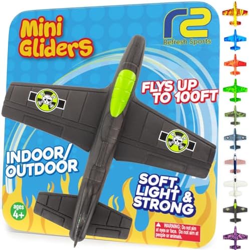 Toy Airplane For Kids - Boo Basket Stuffers for Kids - Durable EVA Foam ...