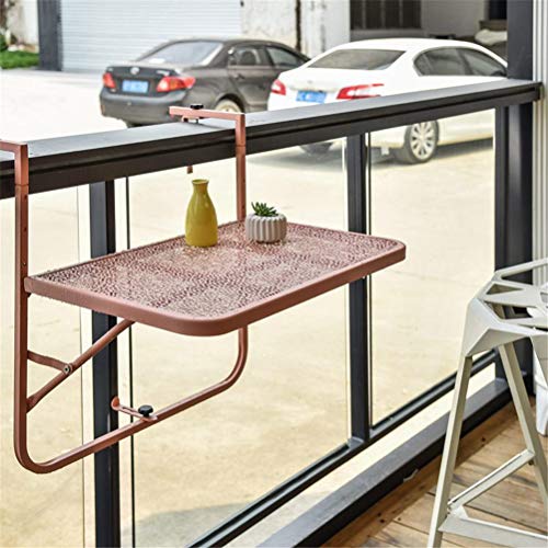 Folding Balcony Deck TableAttachable Balcony Table 3 Levels Adjustable ...