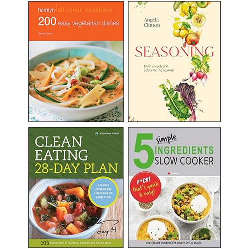 Seasoning [Hardcover], 200 Easy Vegetarian Dishes, Clean Eating 28-day ...