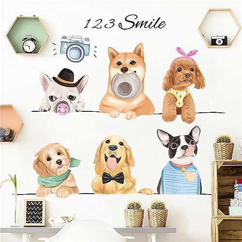 Amazon.com: Buer Homie Dog Wall Stickers, Dog Wall Decals, Dog Posters ...
