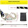 Vertical Lifeline Rope Assembly 25 ft with Rope Grab Snap Hooks Shock ...