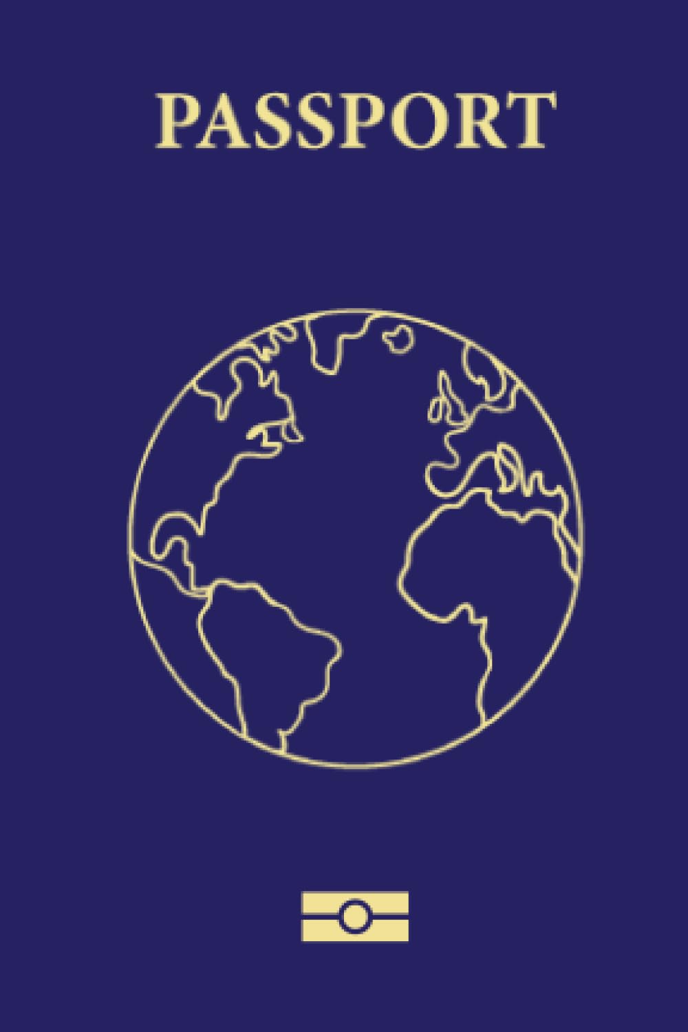 Novelty Passport: Compact Pocket-Sized Souvenir Passport Stamp Book ...