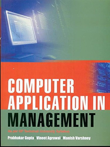 Buy COMPUTER APPLICATION IN MANAGEMENT AS PER UP TECHNICAL UNIVERSITY ...