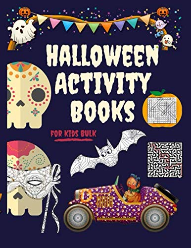 Halloween Activity Books for Kids Bulk: Spooky Coloring Book Pack with ...
