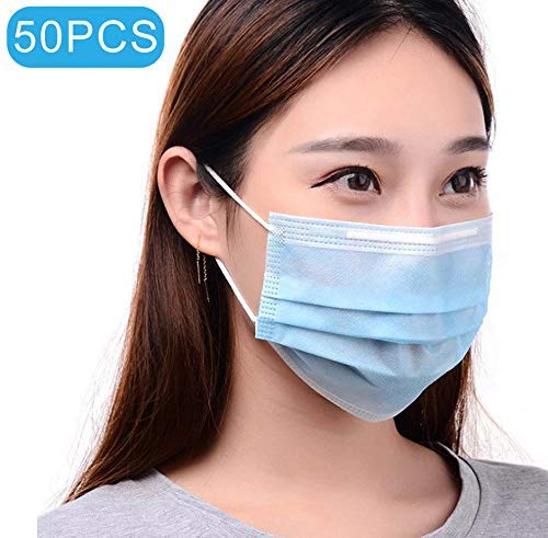 (50% OFF Coupon) 50 Pcs Disposable Face Masks $7.50 - Mojosavings.com