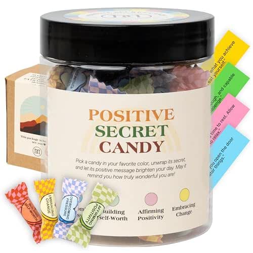 Amazon.com: 40 Positive Messages Candy, Emotional Support Candy ...