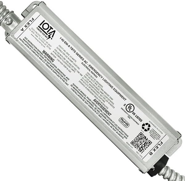 I42 A (I-42-EM-A) IOTA Compact Emergency Lighting Battery Pack Ballast ...