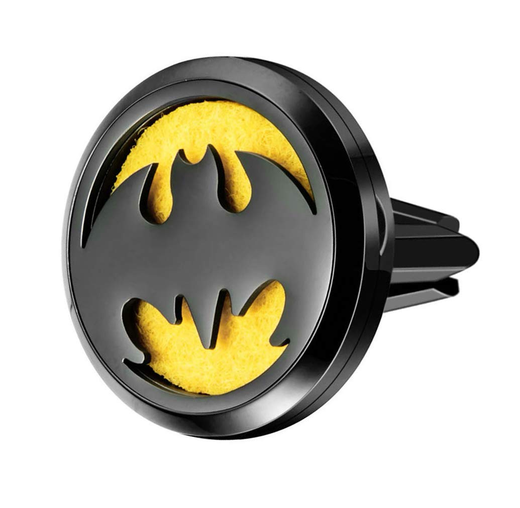 Amazon.com : Wild Essentials Black Chrome Bat Essential Oil Car Vent ...