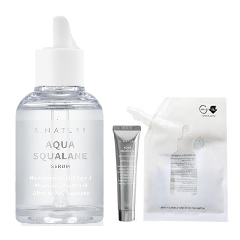 Amazon.com: S.Nature S Nature Aqua Squalane Serum 50ml, S Nature Aqua Squalane Serum Refill 50ml ...