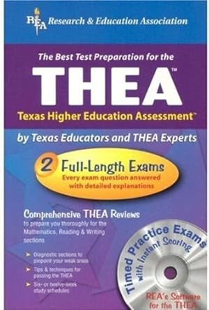 THEA w/ CD (REA) - The Best Test Prep for the Texas Higher Education ...
