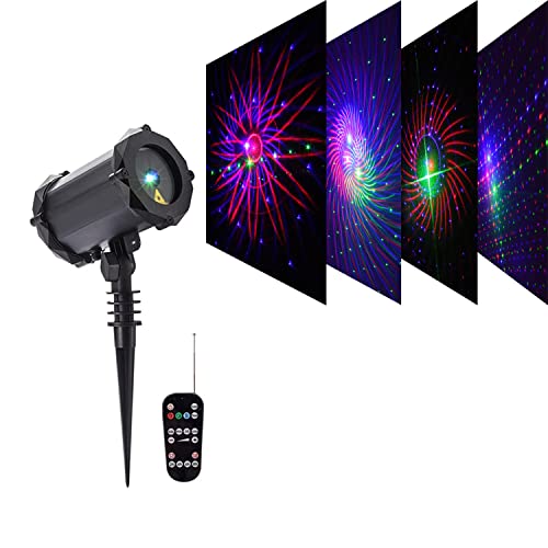 Remote Control Laser Projector Waterproof Christmas Projector Laser ...