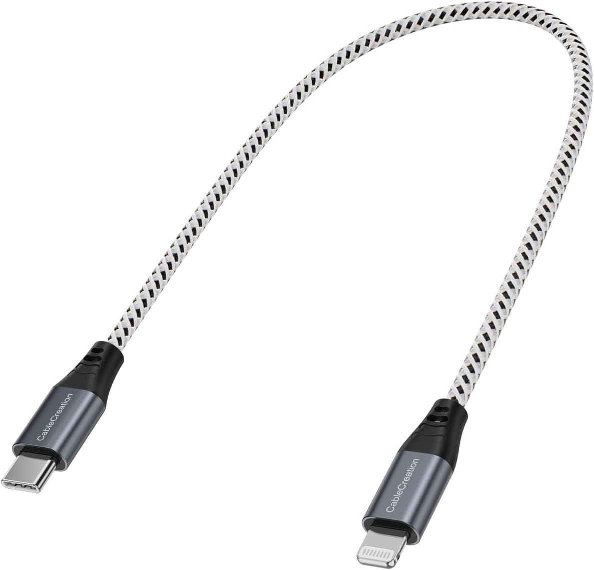 Amazon.com: CableCreation Short USB C to Lightning Cable 1FT/0.3m ...