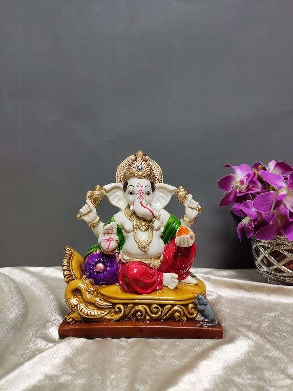Buy PRATIMA Polyresin Ganesh Idol|Vinayaka Statue|Ganpati Murti|Ganesha ...