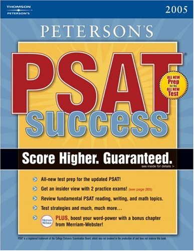 Amazon.com: Peterson's Psat Success 2005: 9780768914436: Demmer, Byron ...