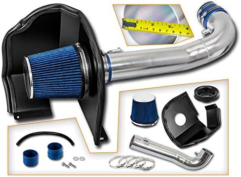 Amazon.com: R&L Racing BLUE Air Intake Kit + Heat Shield Compatible ...