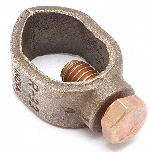 BURNDY Mechanical Copper Alloy Grounding Connector, Number of Wires: 1 ...