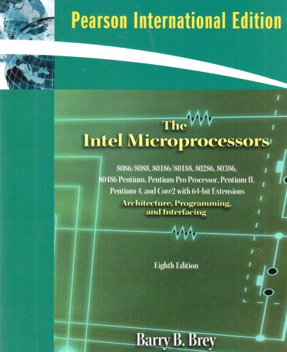 The Intel Microprocessors International Edition Uk Brey Barry B 9780137140947 Books