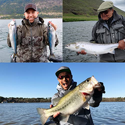 Dr.Fish 100 Pack Octopus Hooks for Saltwater & Freshwater Fishing