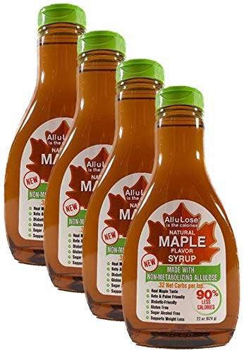 Amazon.com : Allulose - Natural Maple Flavored Allulose Syrup, 22oz ...
