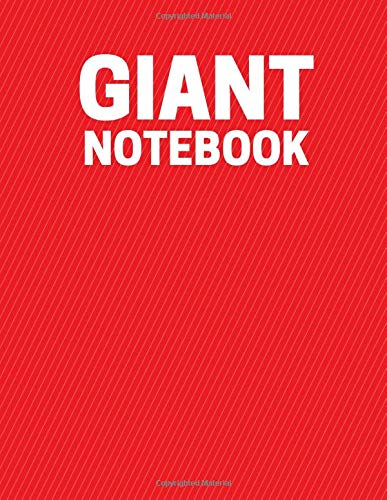 Amazon.com: Giant Notebook: 300 Ruled Pages, Extra Large Notebook (8.5 ...