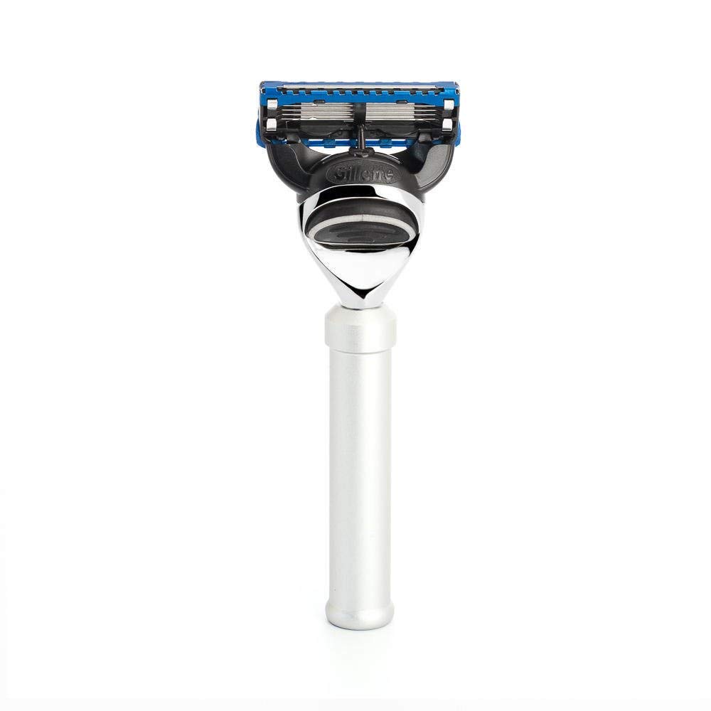 Amazon.com: MÜHLE TRAVEL Silver Anodised Aluminum 5-Blade Razor Travel ...