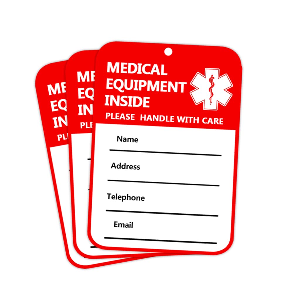 Handle With Care Stickers Medical Alert Equipment Stickers - 8 Pack ...