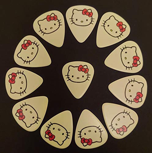Amazon.com: Hello Kitty (Kitty White) Guitar Picks (12 Picks) - (Buy 2 ...