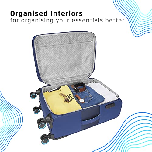 Safari Contour Softsided Luggage Suitcase, Set of 3, Small Medium ...